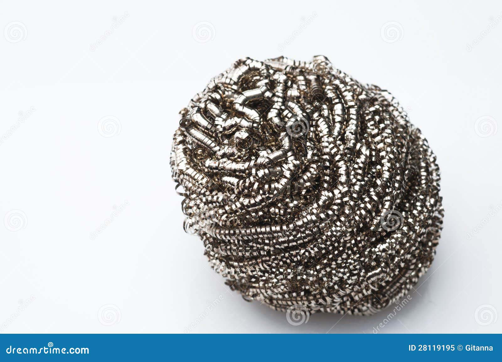 Scourer isolated stock image. Image of iron, macro, home - 28119195