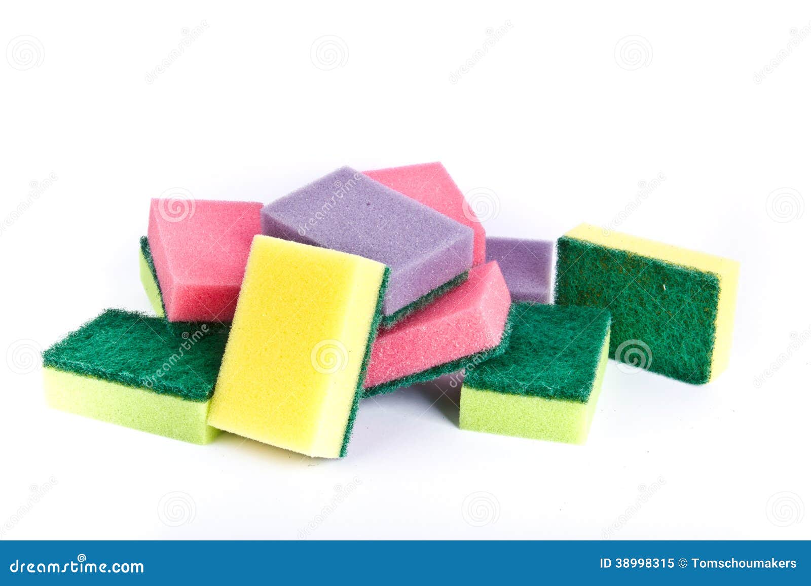 Scourers stock image. Image of colorful, utensil, scrub - 38998315