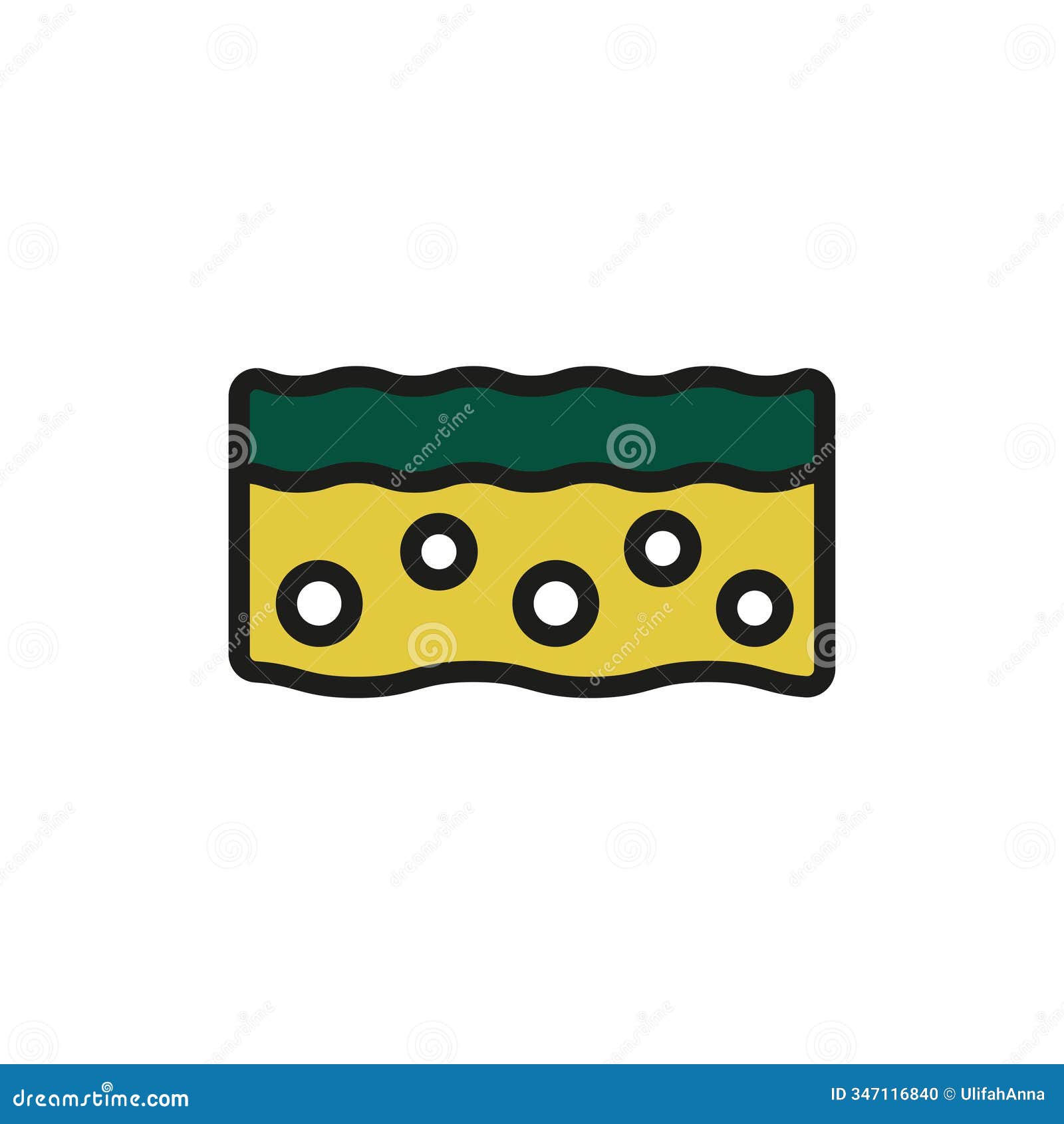 Scouring Pad Sponge Icon Vector Design Templates Simple and Modern ...