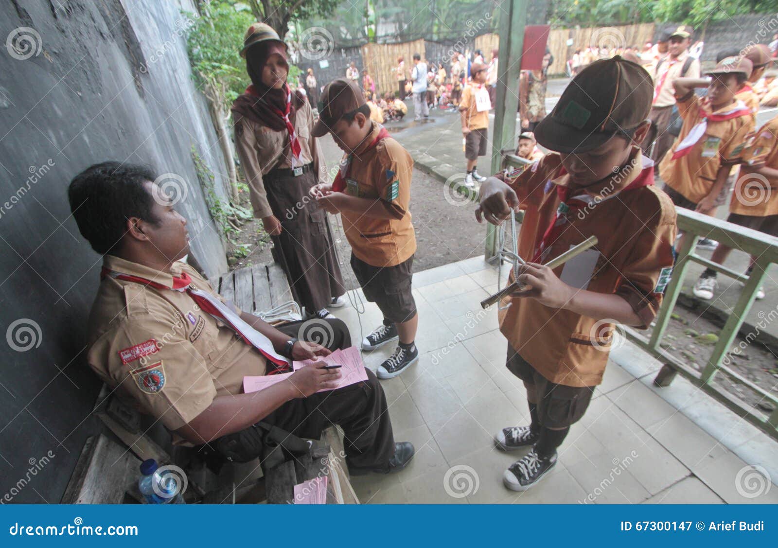 Scout activity editorial photography. Image of students - 67300147