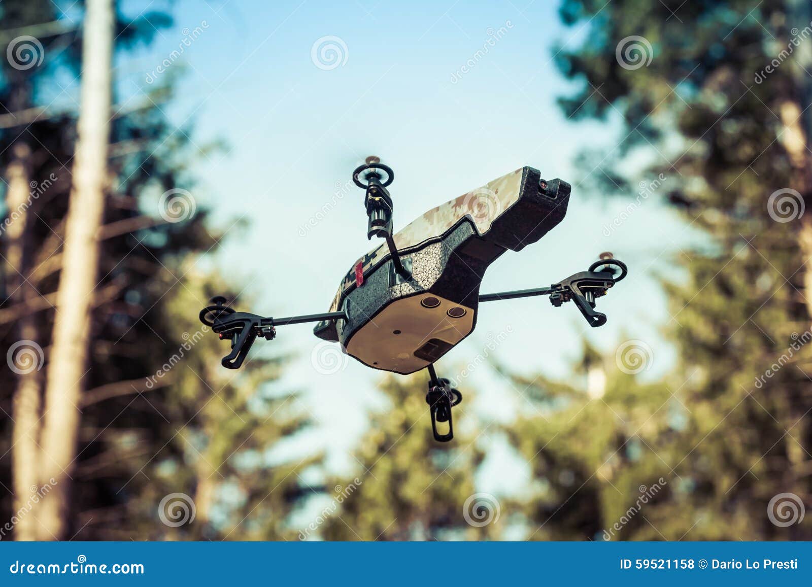 Scout Drone in the Wilderness Stock Photo - Image of flying, camo: 59521158