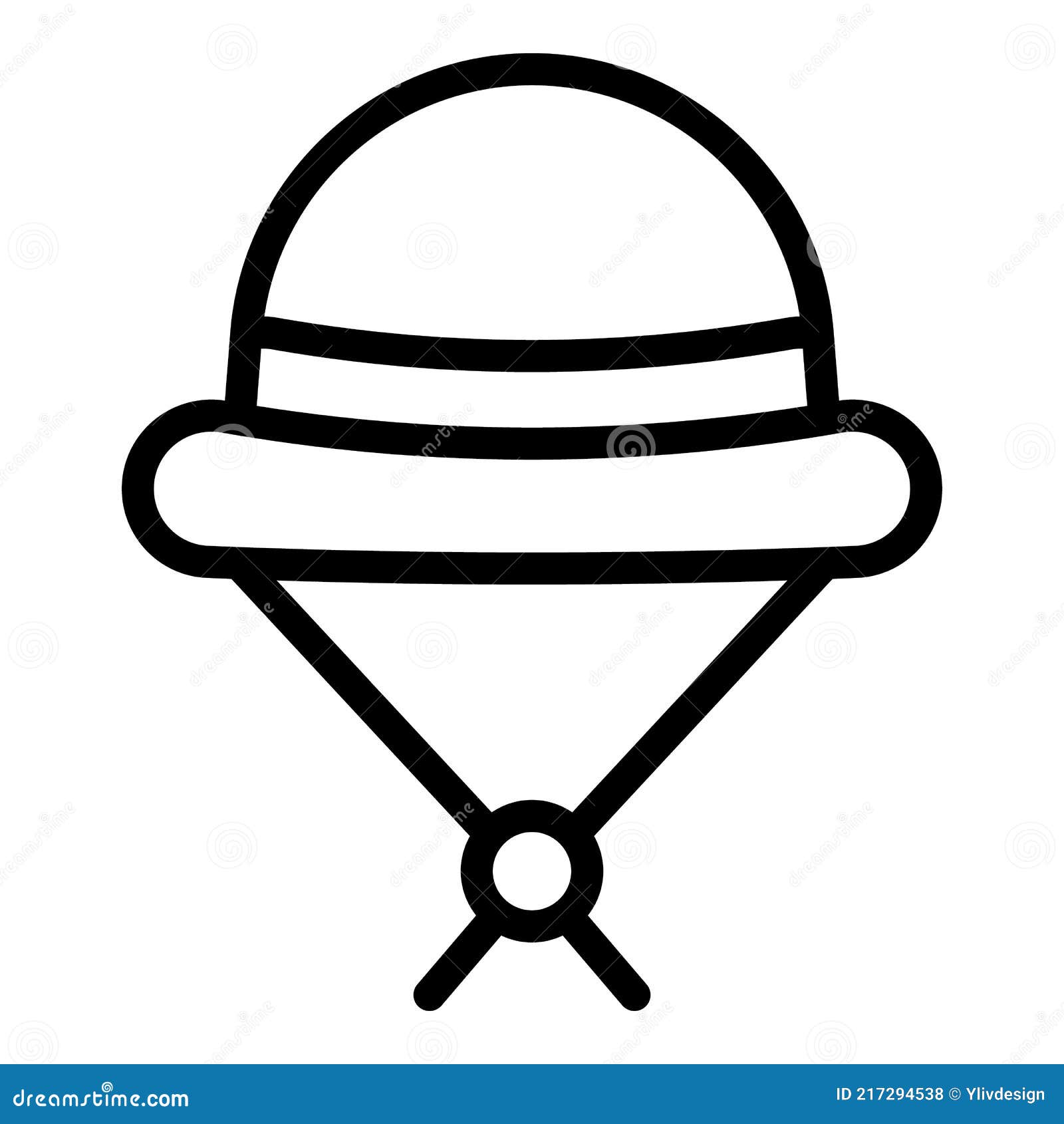 Scout Hat Icon, Outline Style Stock Vector - Illustration of gear ...