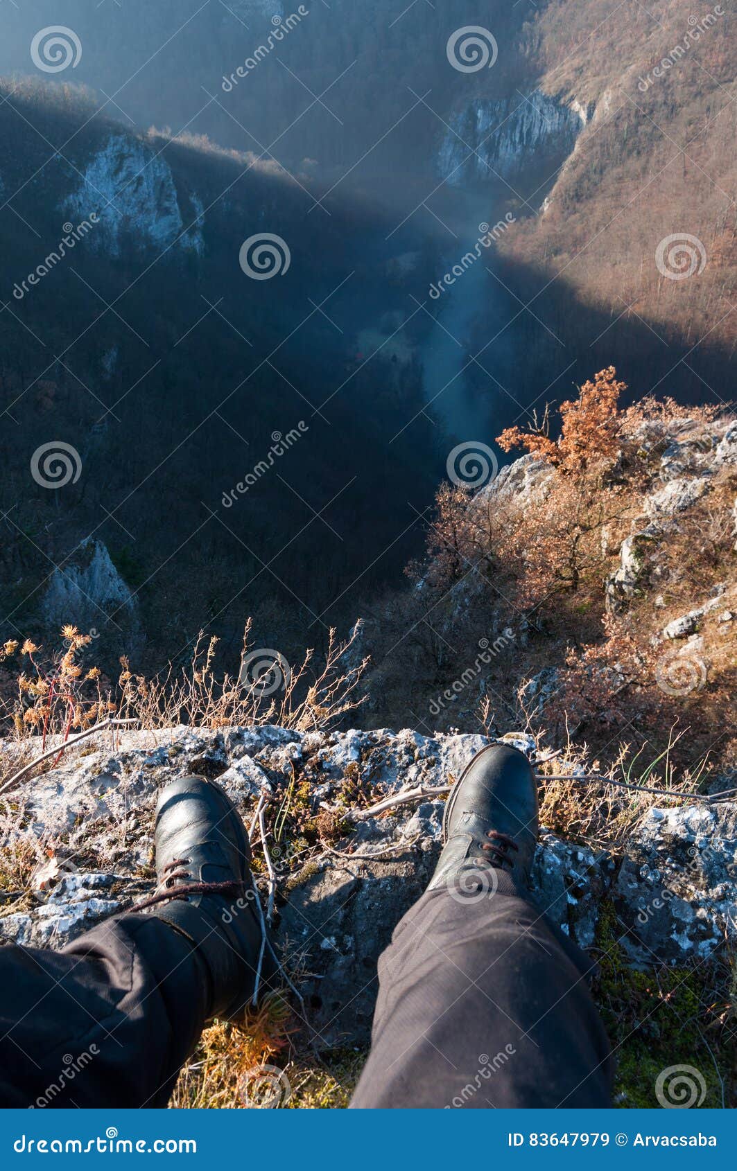 Scout on Top of the Mountain Stock Image - Image of travel, check: 83647979
