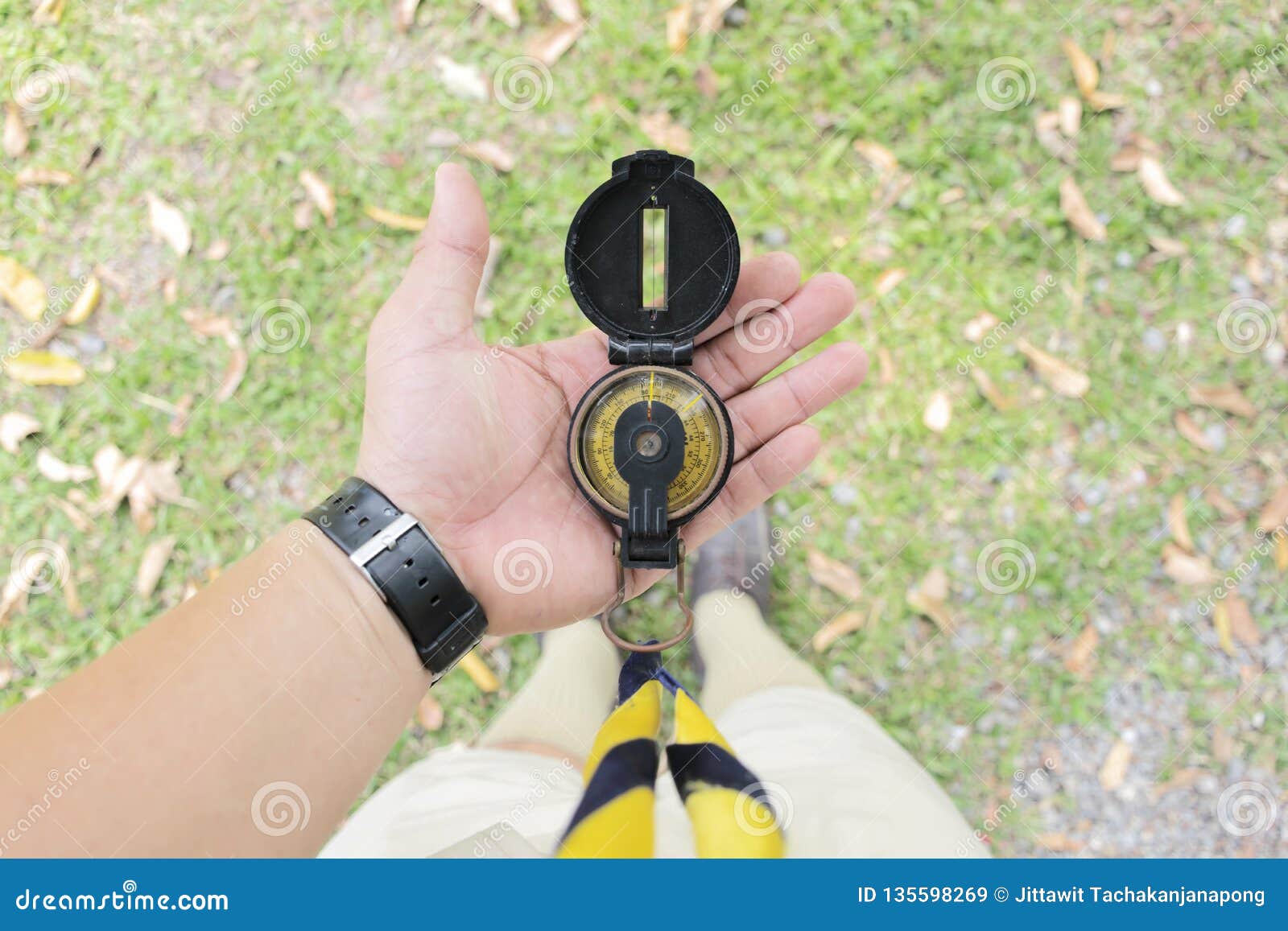Scouts are Using the Compass To Travel. Put it on Your Hand for ...