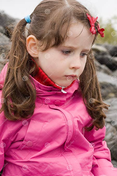 Scowled girl stock photo. Image of small, scowl, child - 10399494
