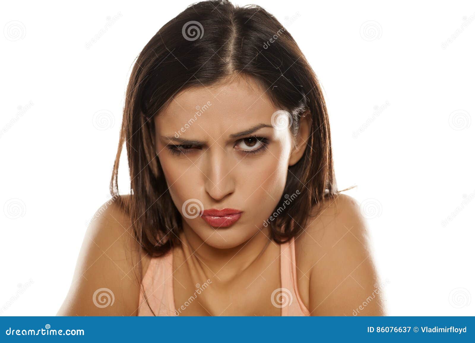 Scowling and angry stock image. Image of emotion, angry - 86076637
