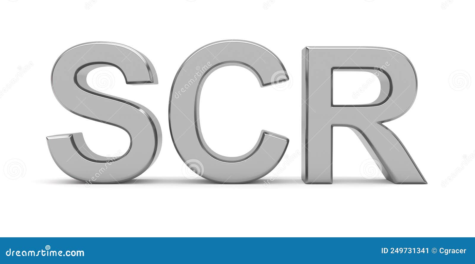 SCR Seychelles Rupee Currency Code Stock Illustration - Illustration of ...