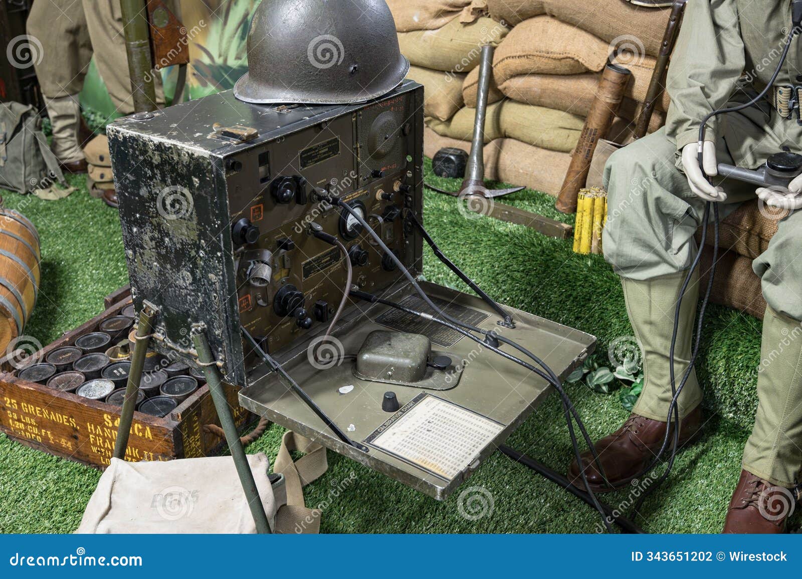 The SCR-284 Was a World War II Era Combination Transmitter and Receiver ...
