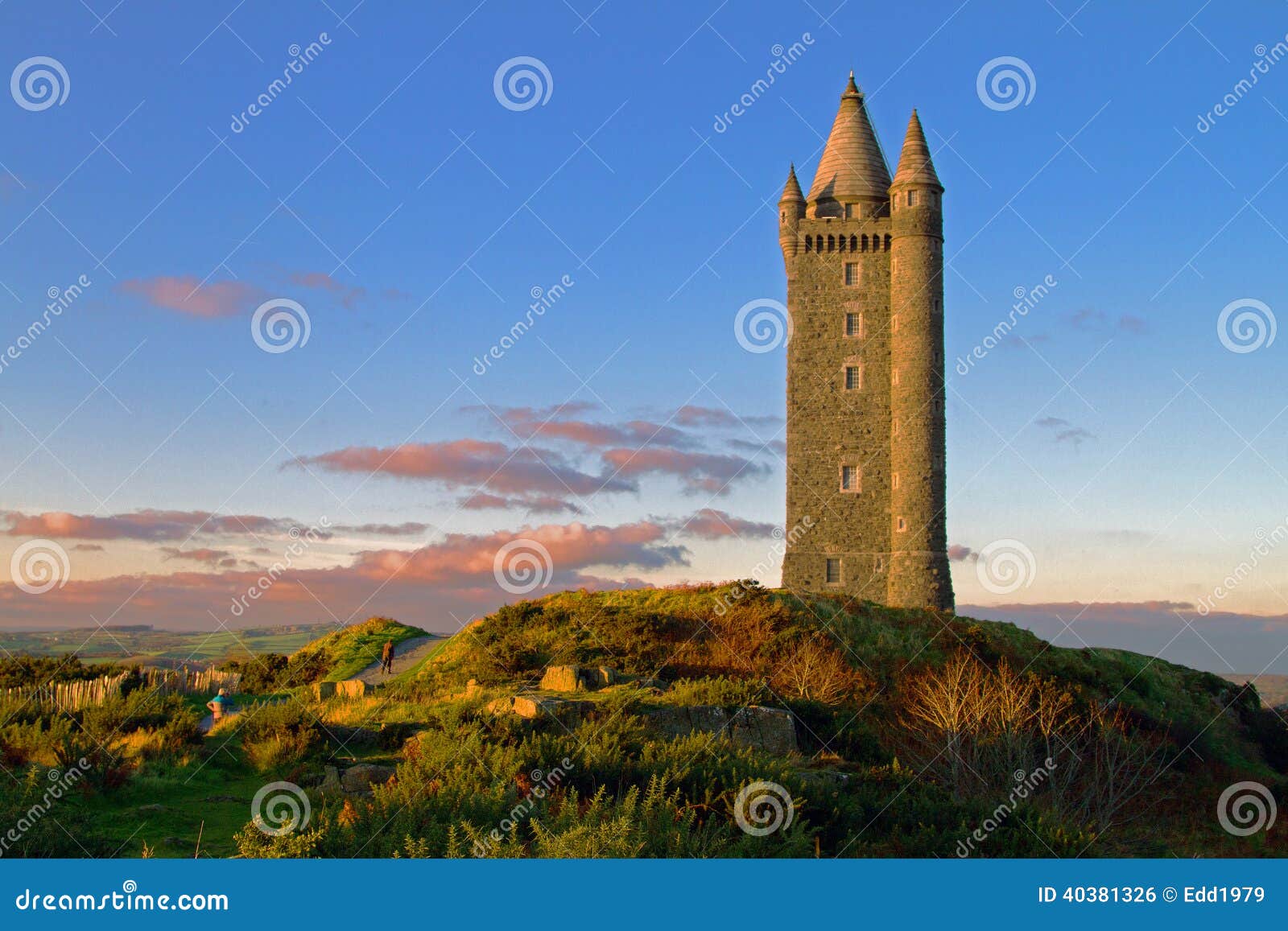 Scrabo Tower stock photo. Image of northern, landscape - 40381326