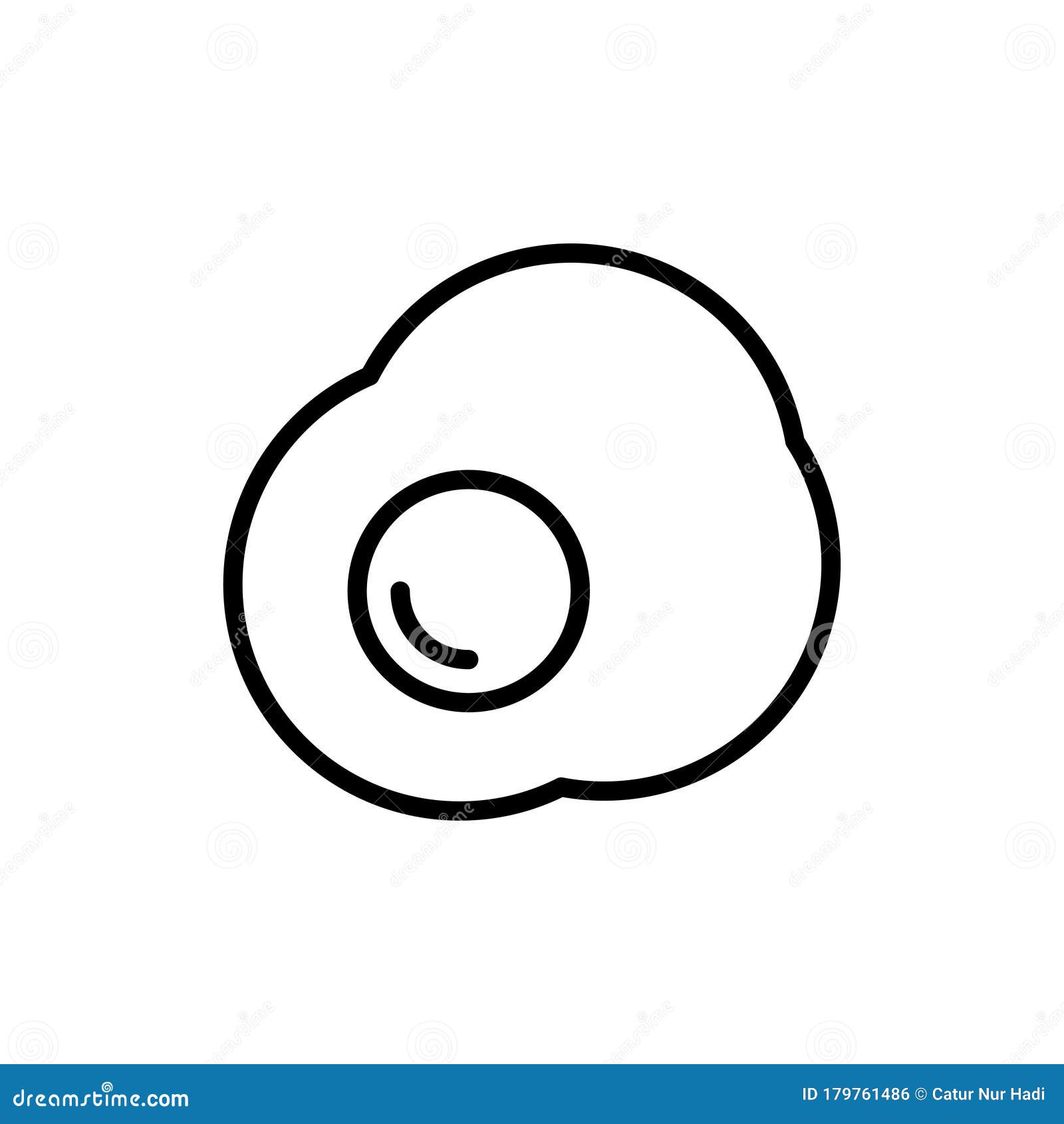 Scrambled Egg Icon Flat Vector Template Design Trendy Stock Vector ...