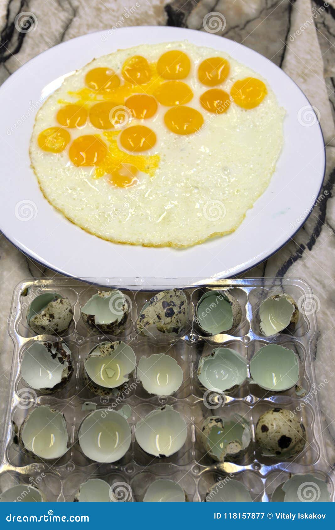 Scrambled Eggs with Ham and Vegetables . Stock Image - Image of ...