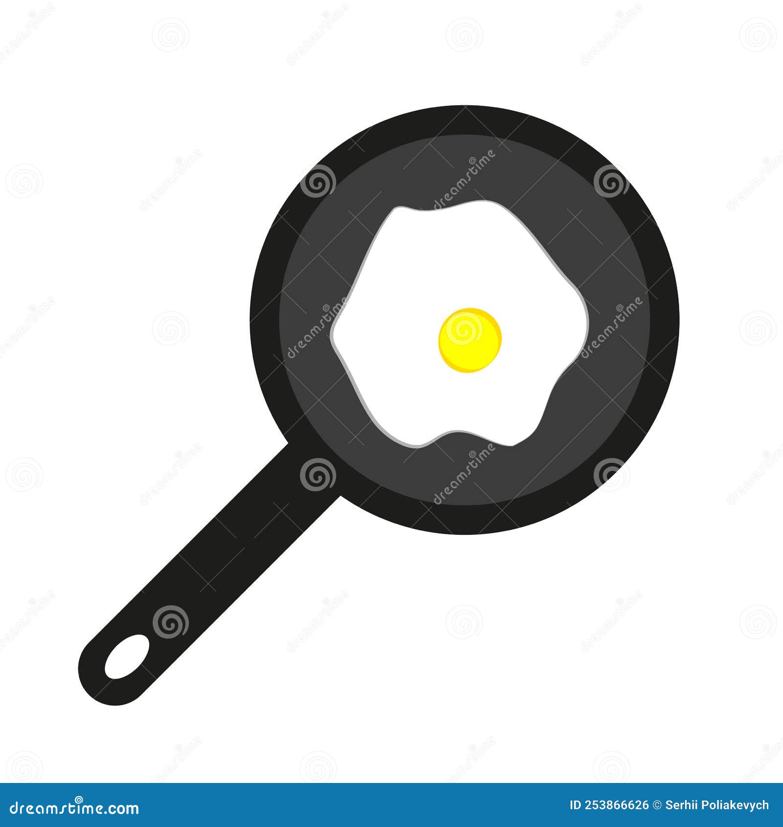 Scrambled Eggs Icon. Vector Illustration. Stock Image Stock Vector ...