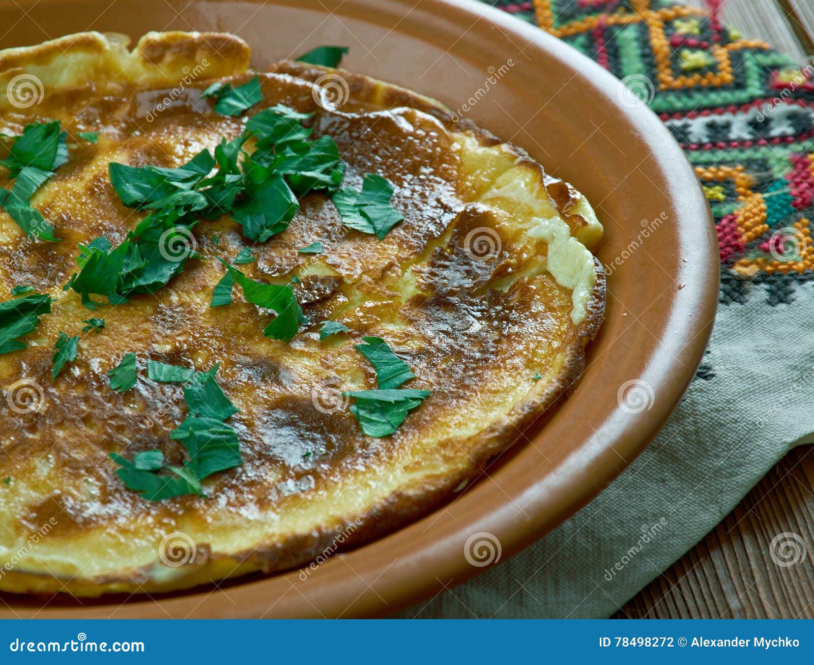 Scrambled Hutsul stock photo. Image of traditional, corn - 78498272