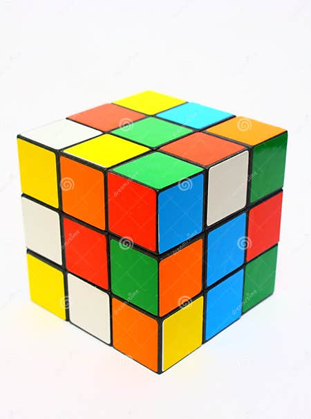 Scrambled rubik s cube editorial photography. Image of entertain - 15667202