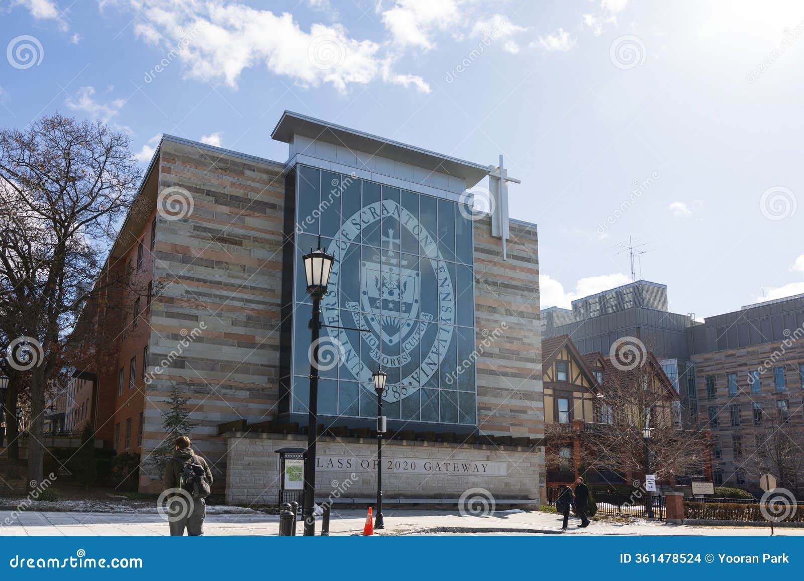 Scranton, PA - February 15, 2025 : University of Scranton Brick ...