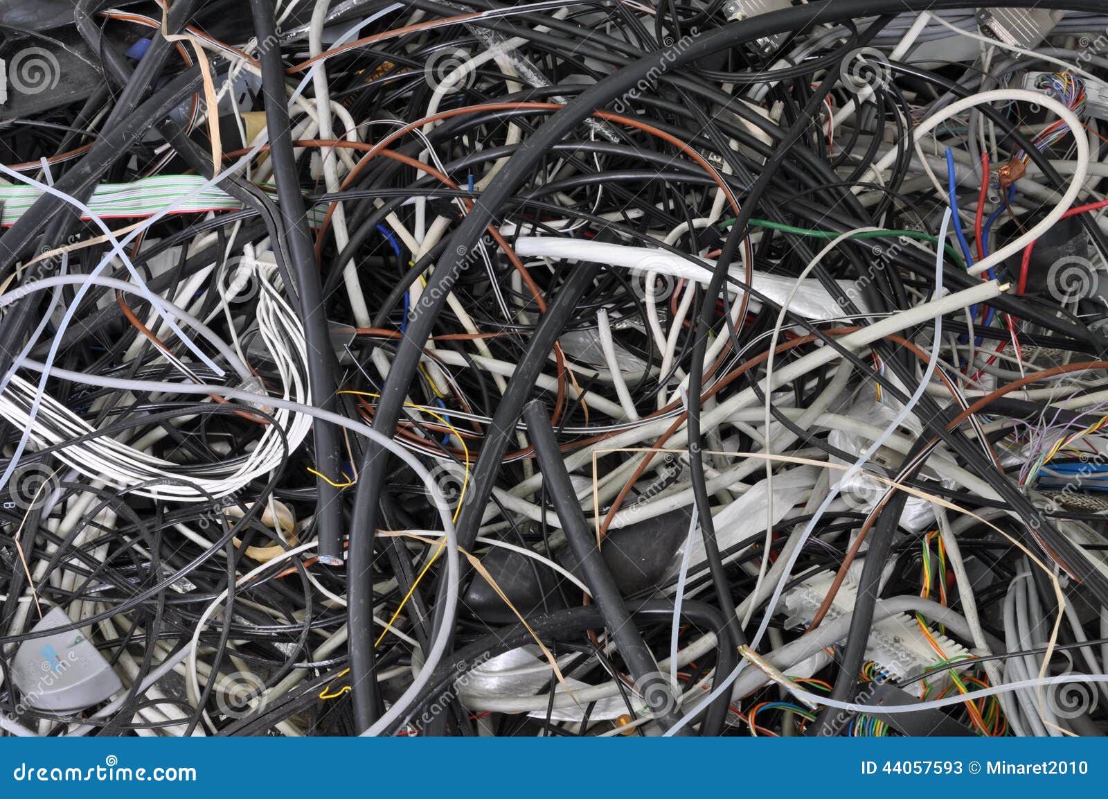 Scrap cable stock image. Image of ecology, abandon, rubbish - 44057593
