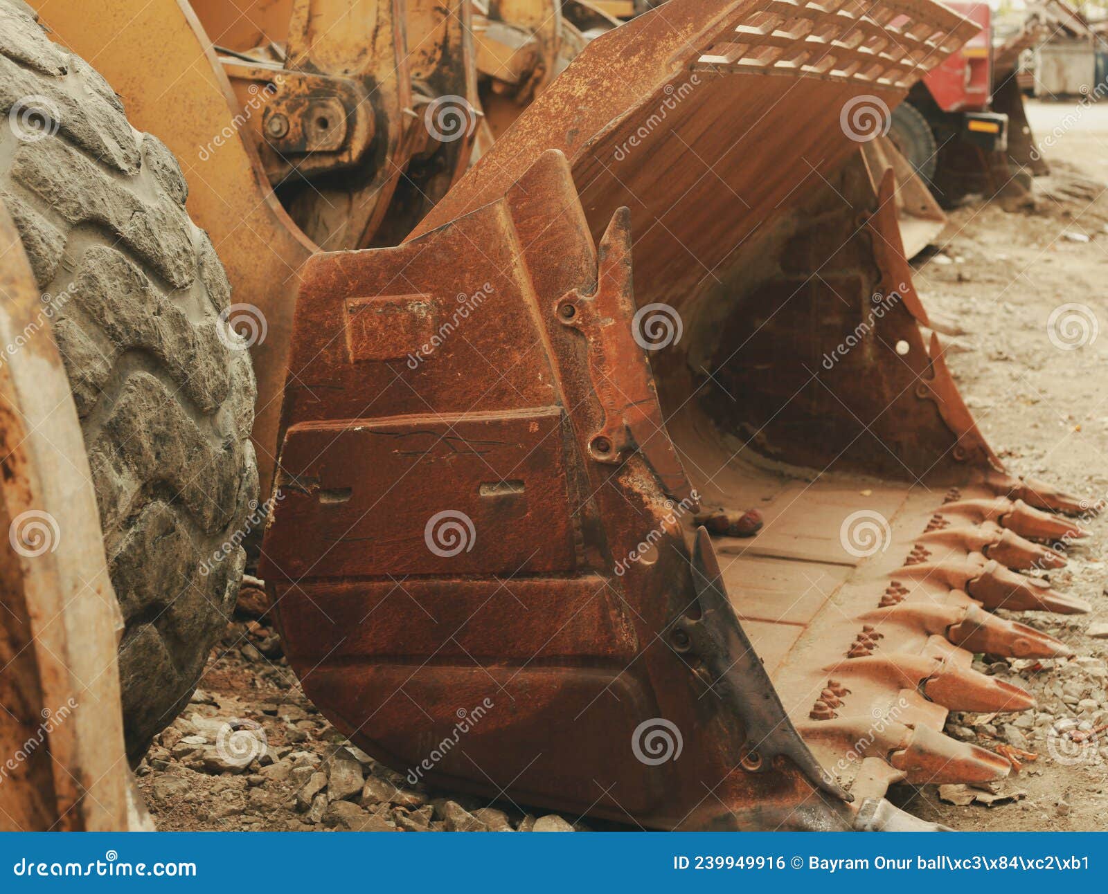 Scrap Construction Equipment Stock Photo - Image of equipment ...