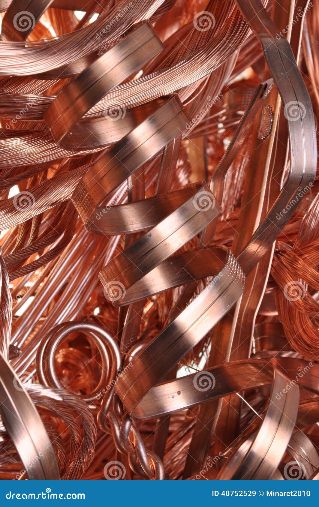 Scrap copper wire stock image. Image of factory, especial - 40752529
