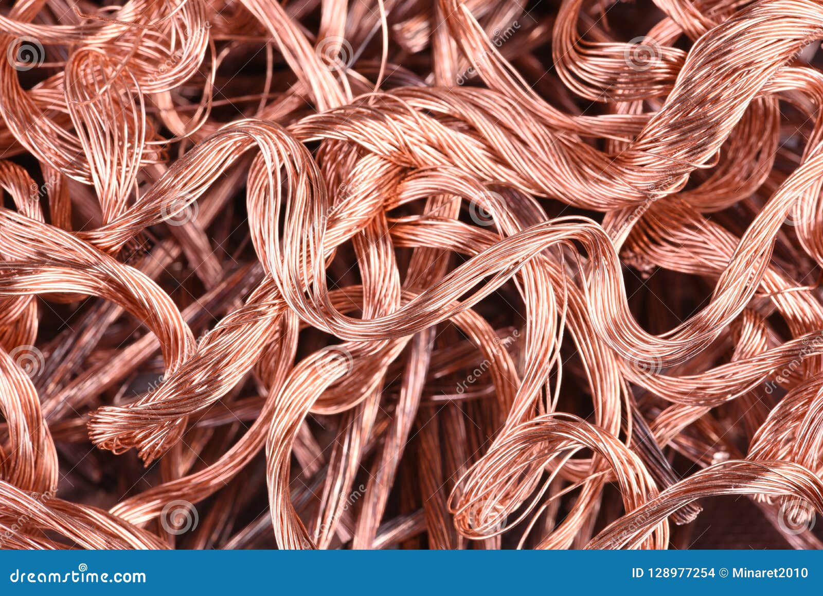 Scrap Copper Wire for Recycling Stock Photo - Image of scrap, copper ...
