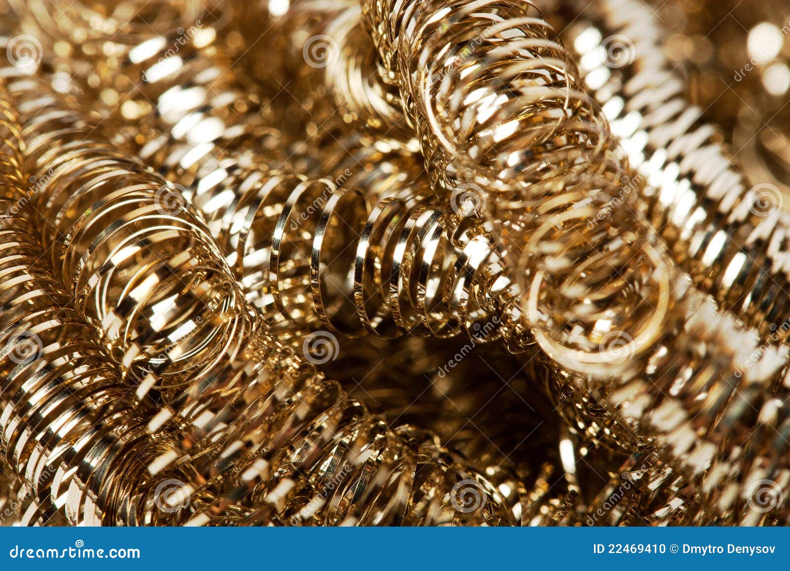 Scrap gold Shavings stock photo. Image of steel, recycling - 22469410