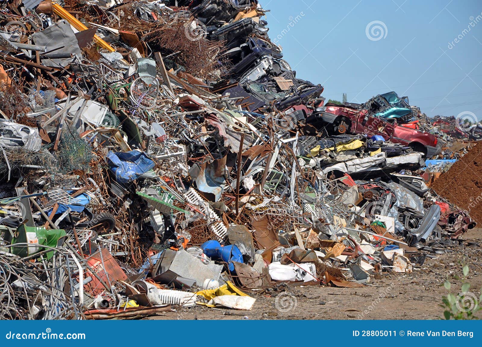 Scrap heap stock image. Image of heap, environment, metallic - 28805011