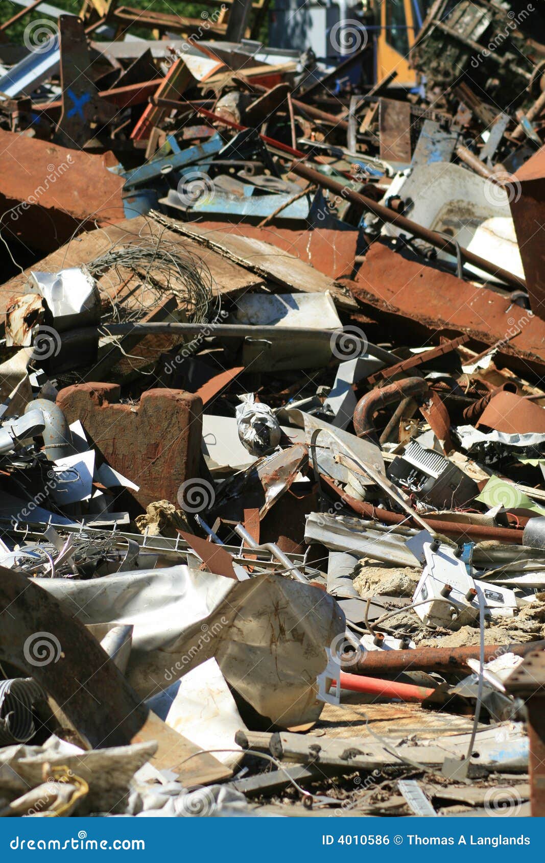 The scrap heap stock photo. Image of recycling, management - 4010586