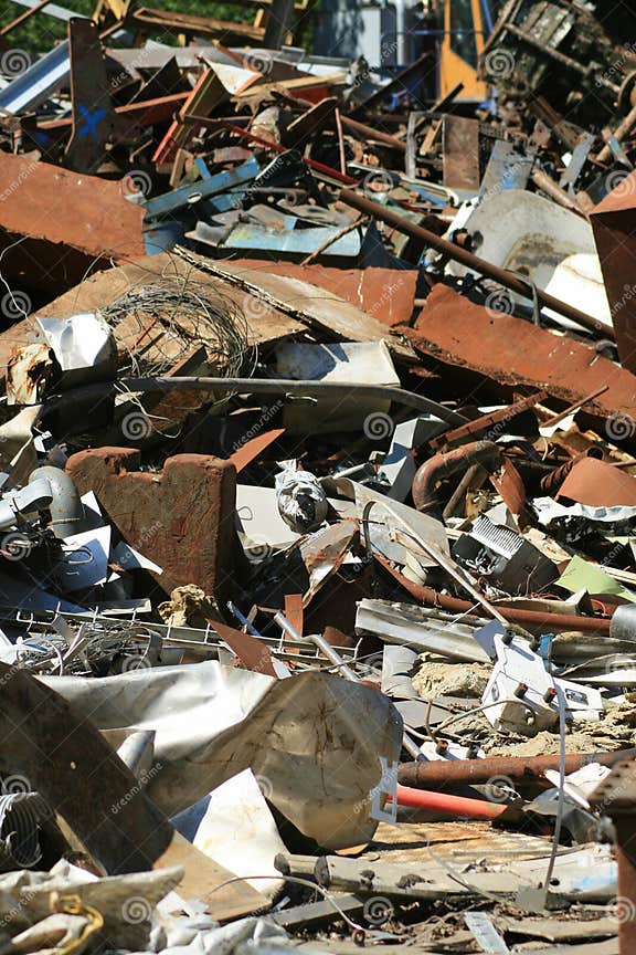 The scrap heap stock photo. Image of recycling, management - 4010586