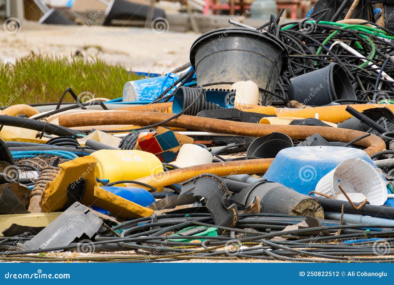 A Scrap Heap of Plastics in Turkey Stock Photo - Image of garbage ...
