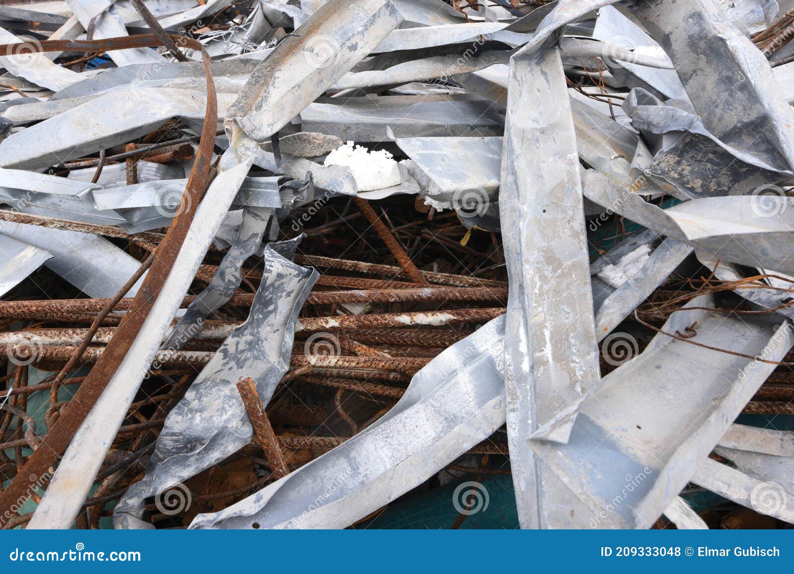 Scrap iron on the junkyard stock photo. Image of iron - 209333048