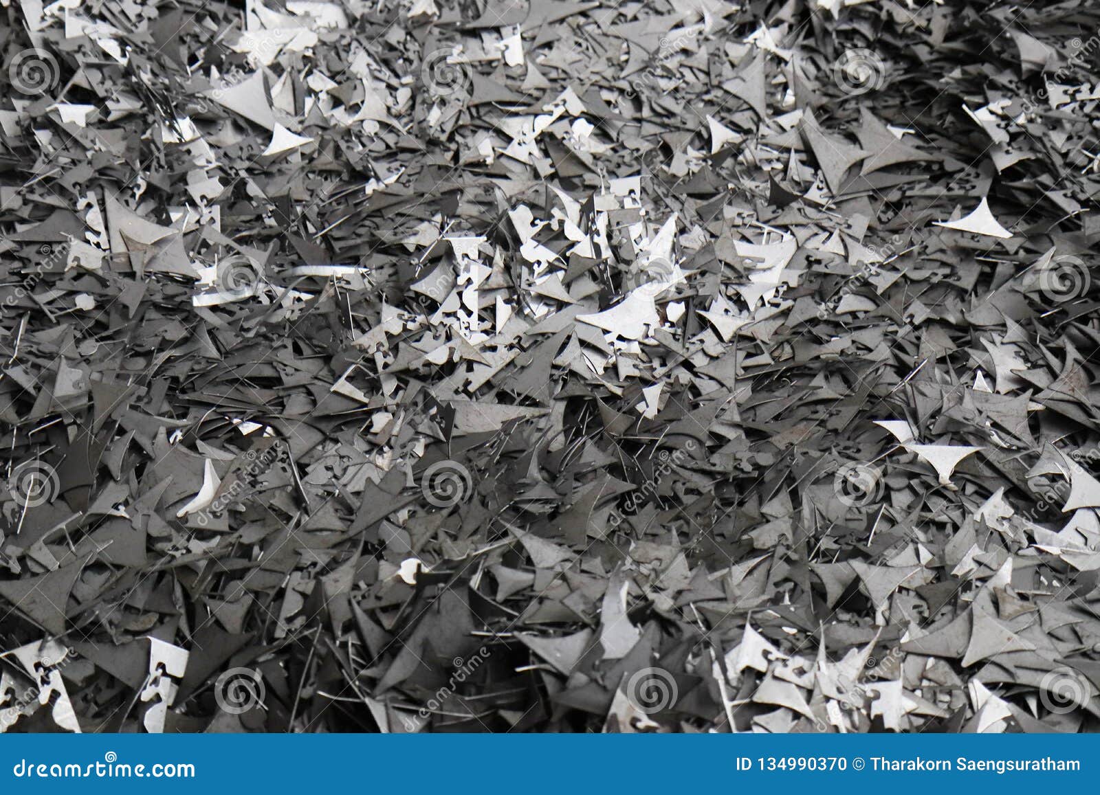 Scrap Steel is that is Placed. Rolling Back New Melting Stock Photo ...