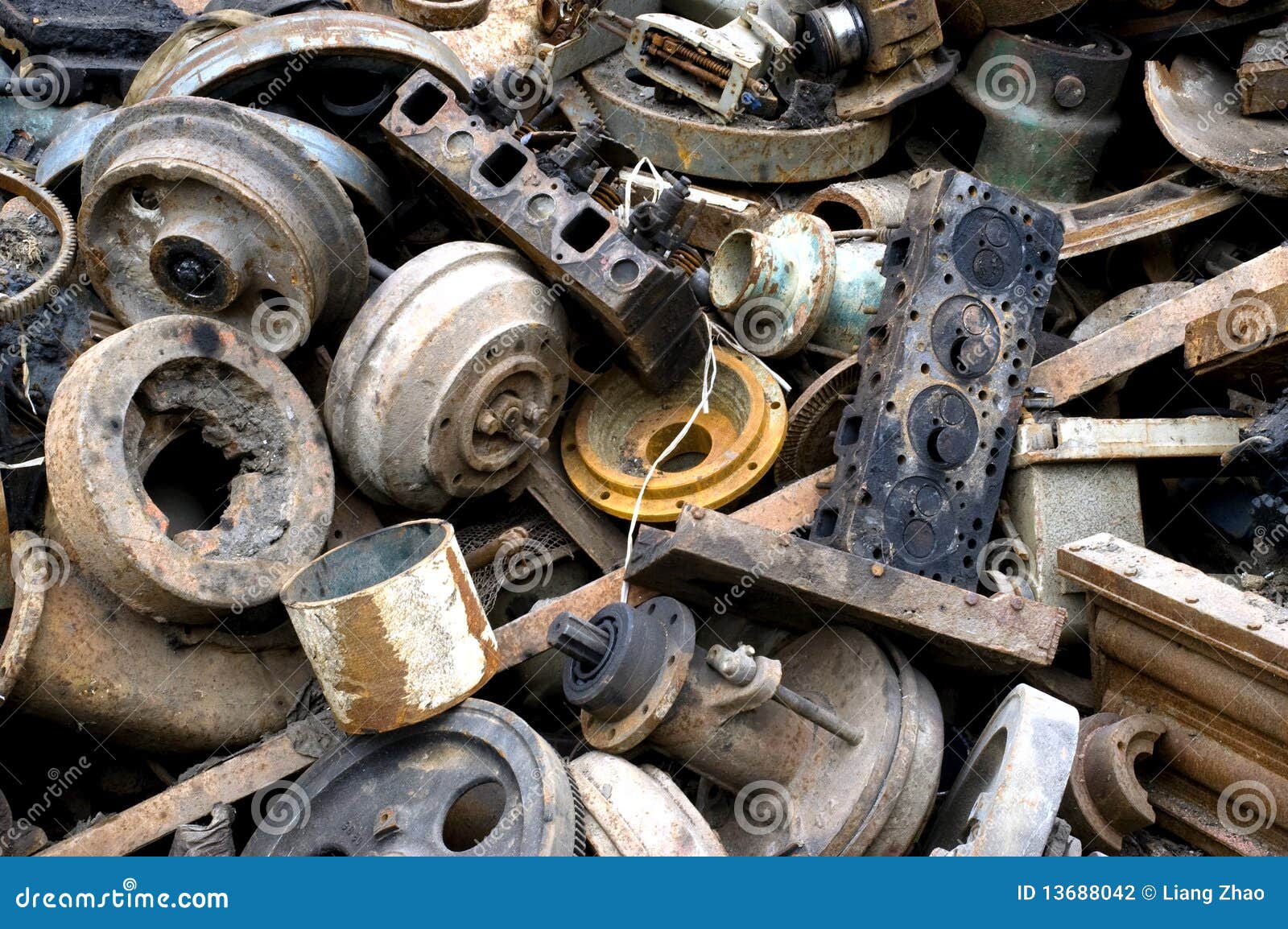 Scrap Iron & Steel stock photo. Image of waste, garbage - 13688042