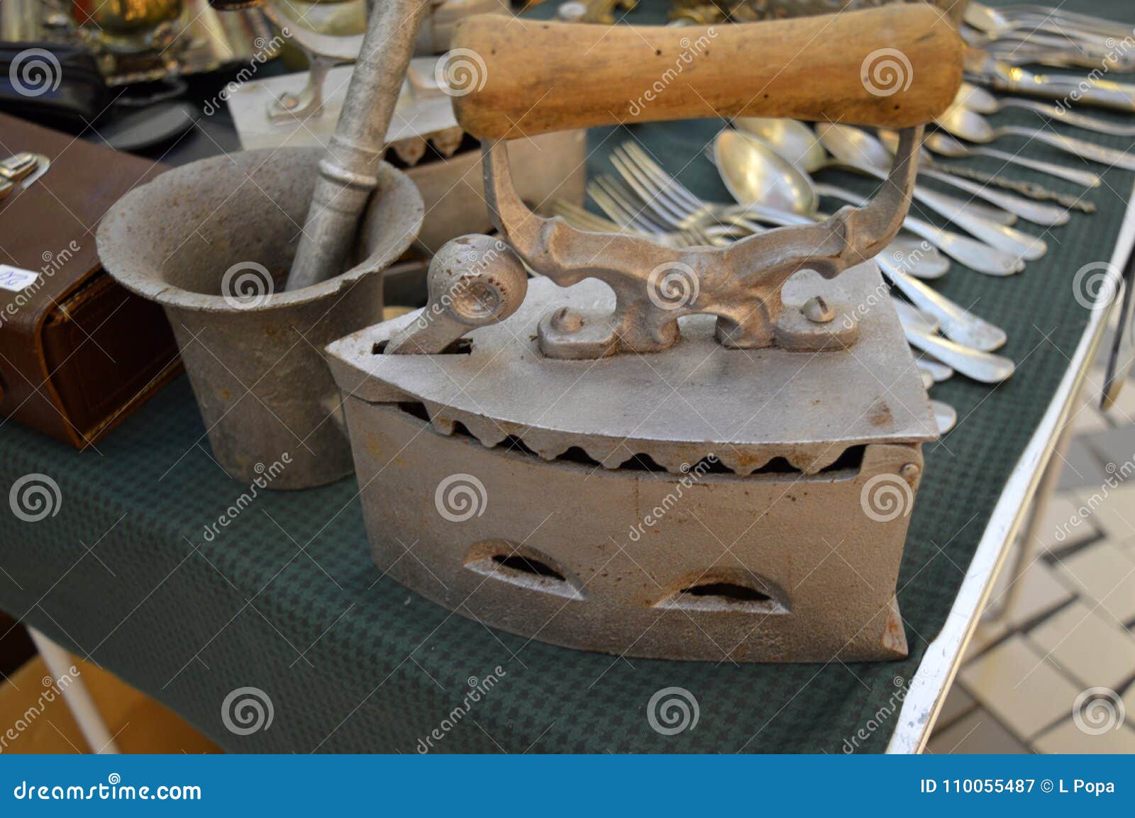 Scrap Iron, Tableware and Other Old Objects. Stock Image - Image of ...