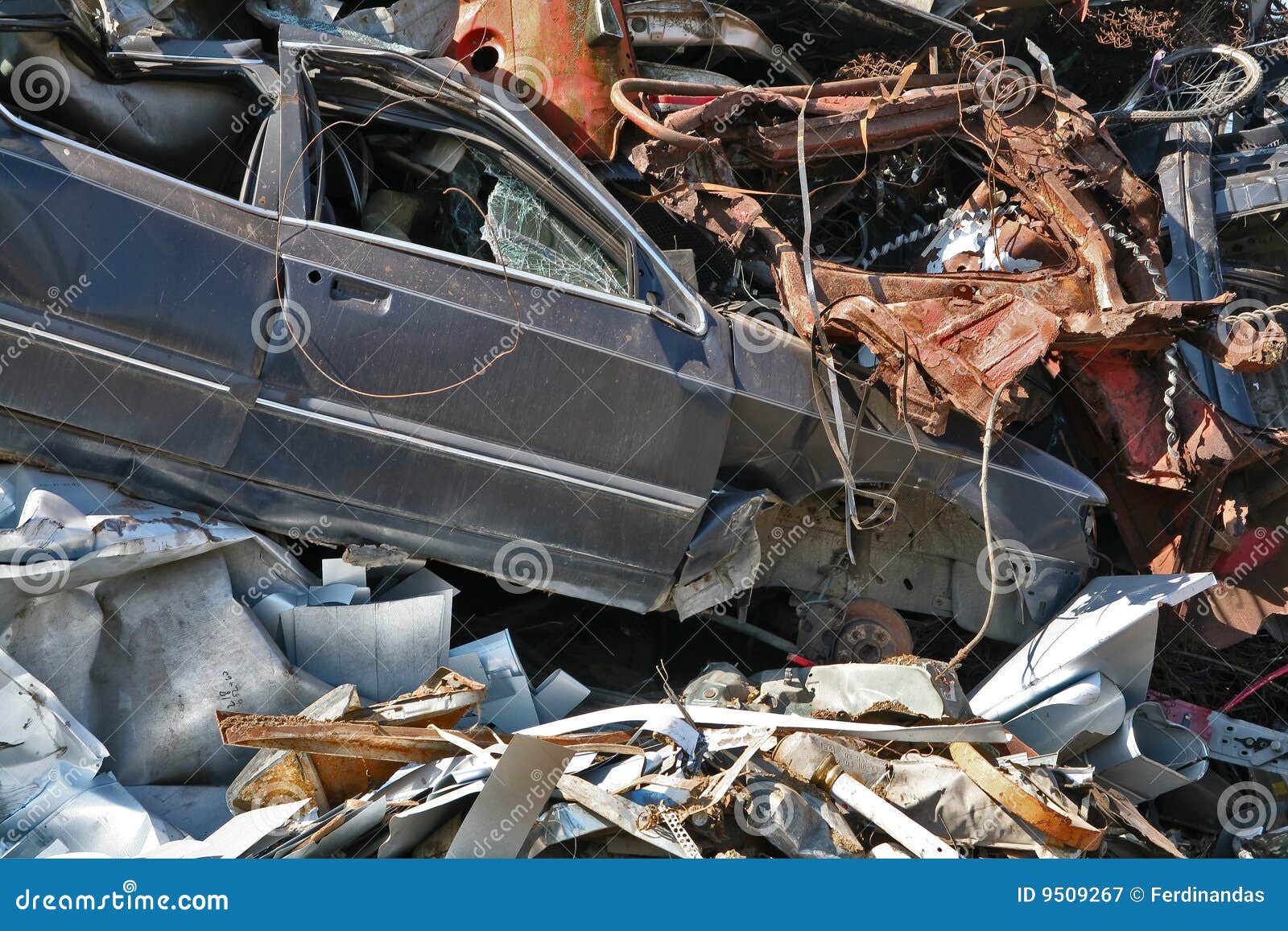 Scrap and junk pile stock image. Image of pollution, consumerism - 9509267