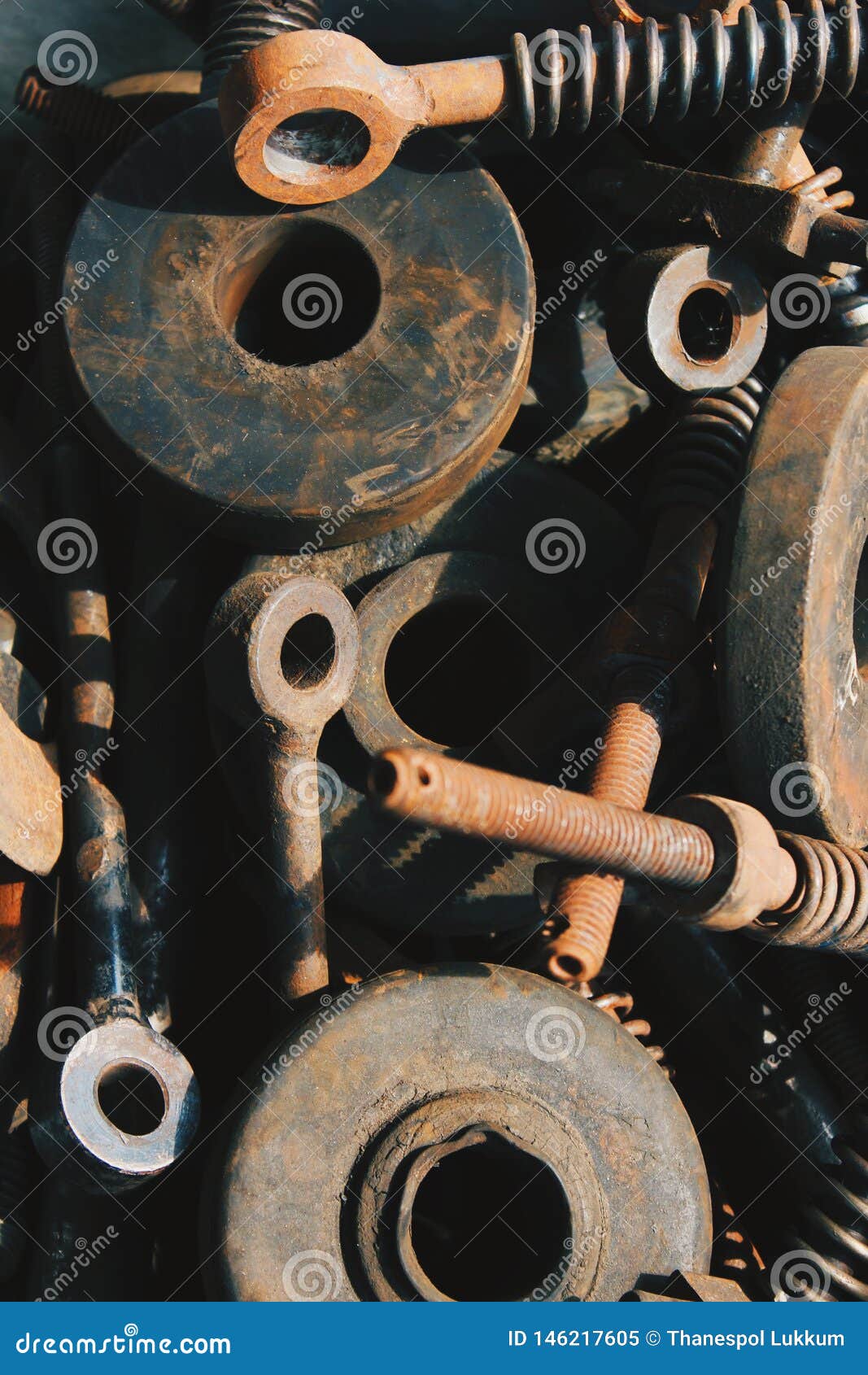 Scrap of the machine rust stock image. Image of grunge - 146217605