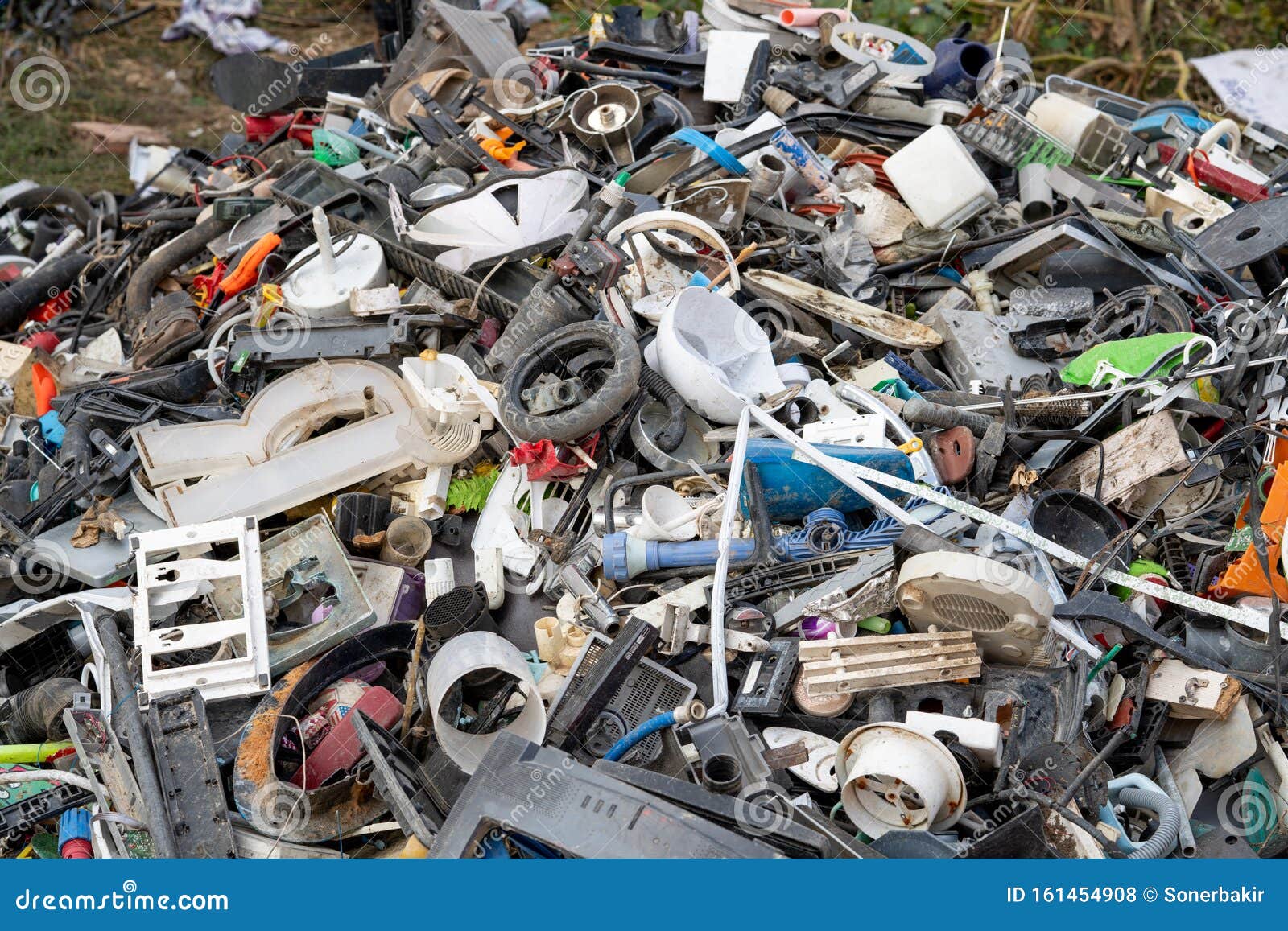 Scrap Materials are Collected for Sorting and Recycling Stock Photo ...