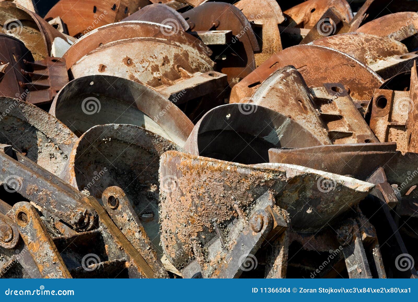 Scrap metal stock photo. Image of pieces, iron, crushed - 11366504