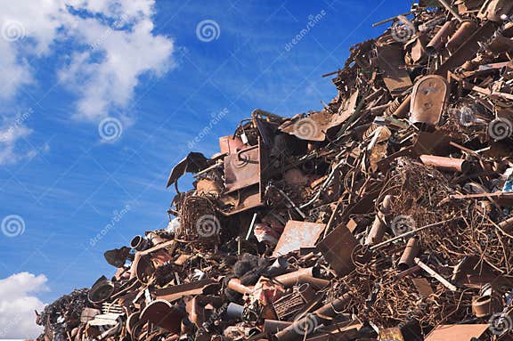 Scrap metal stock image. Image of environment, refuse - 1313517