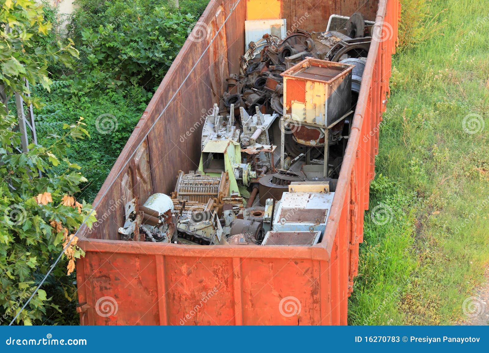 Scrap metal stock image. Image of rust, recycle, train - 16270783