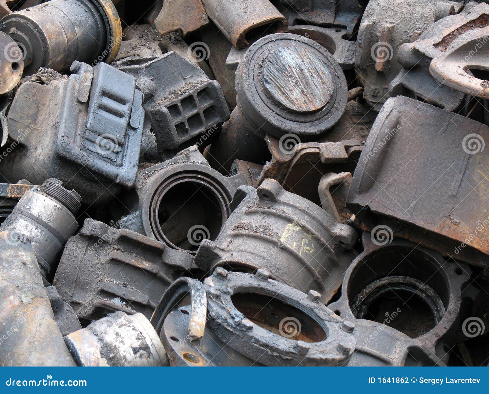 Scrap metal stock photo. Image of dirty, motor, junk, machinery - 1641862