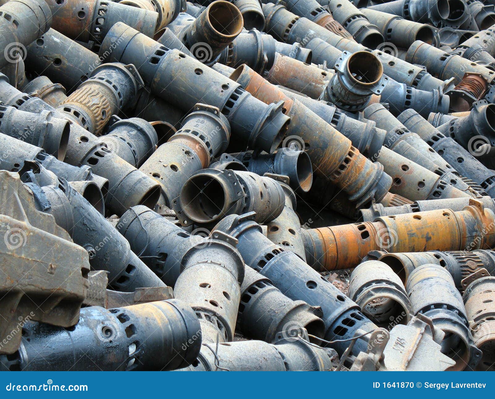 Scrap metal stock photo. Image of mechanical, color, heavy - 1641870