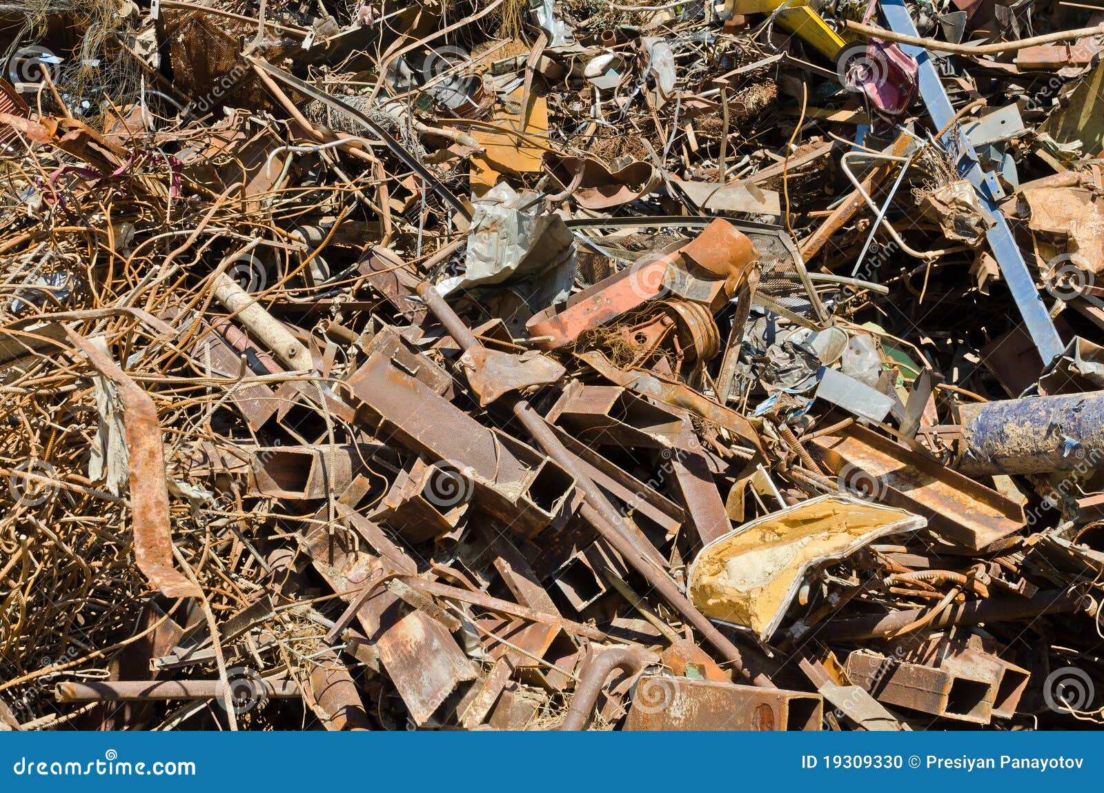 Scrap metal stock photo. Image of rusty, garbage, dismantled - 19309330