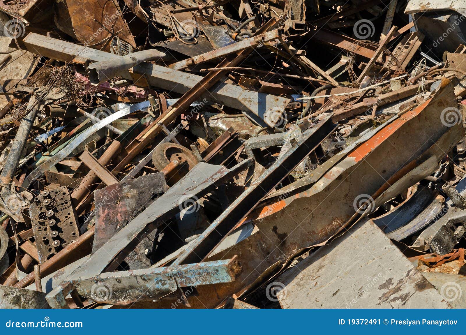 Scrap metal stock image. Image of environmental, industry - 19372491