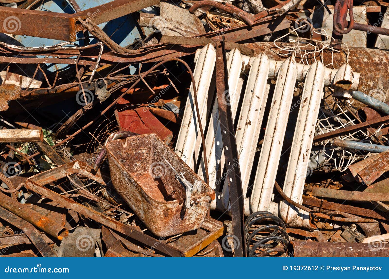 Scrap metal stock photo. Image of dismantled, environment - 19372612