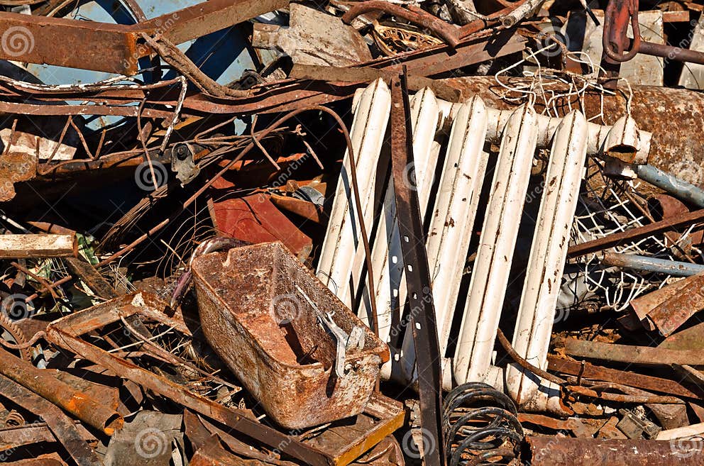 Scrap metal stock photo. Image of dismantled, environment - 19372612