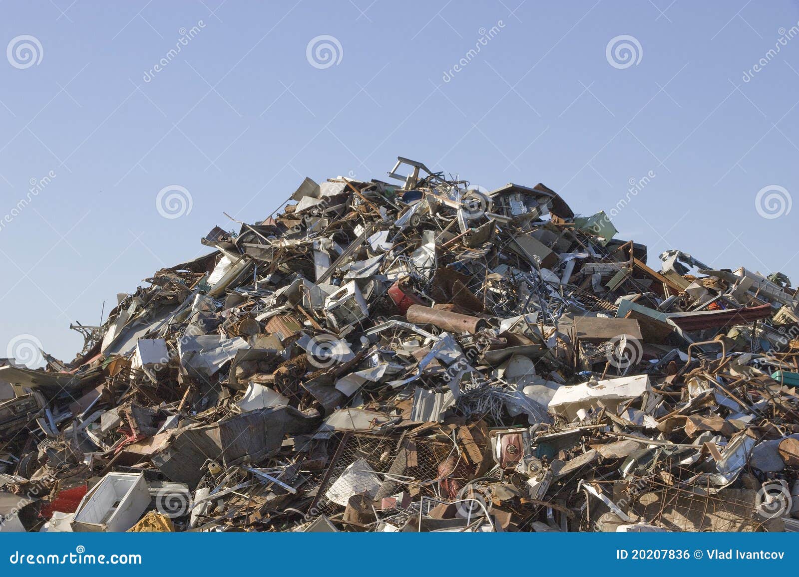 Scrap metal. stock photo. Image of rust, rusty, metallic - 20207836