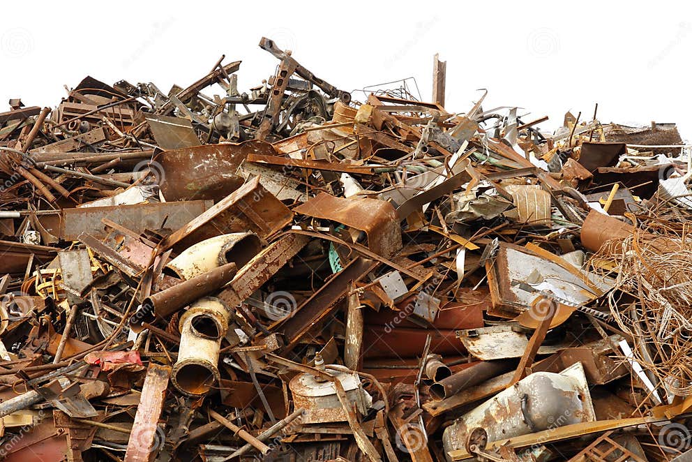 Scrap metal stock photo. Image of equipment, stack, scrap - 6427932