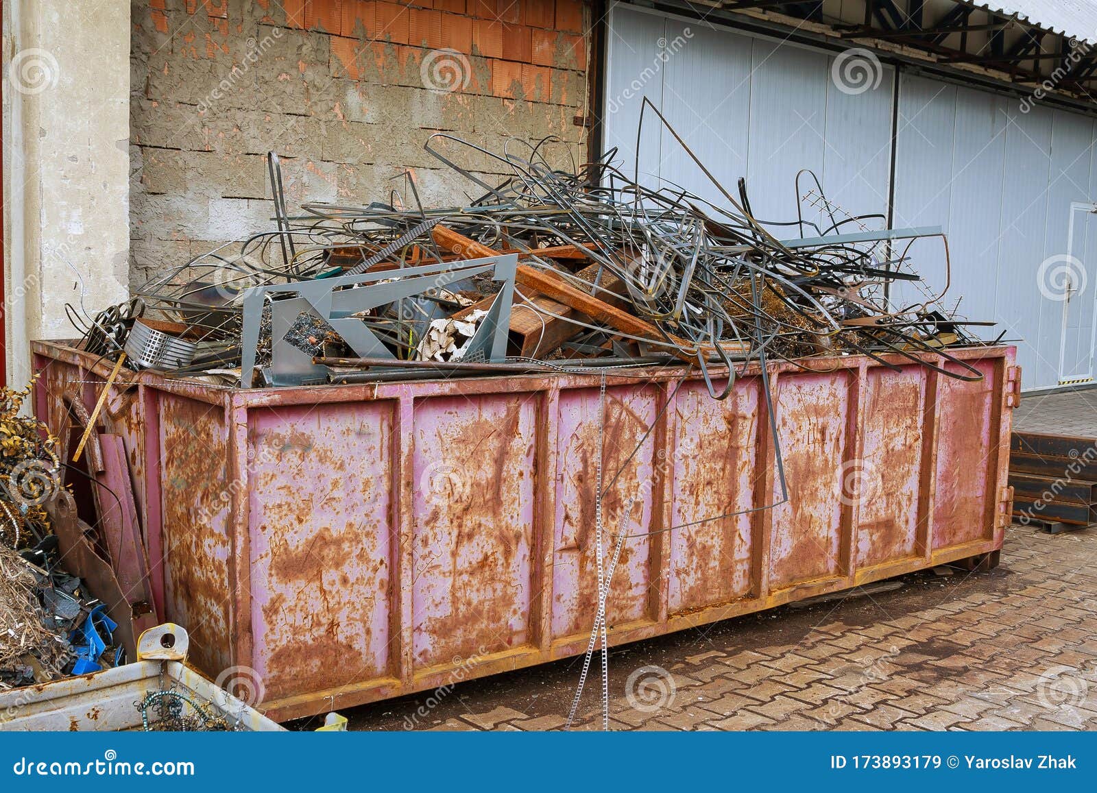 Scrap Metal and Aluminum Scrap from Production for Processing. Scrap ...