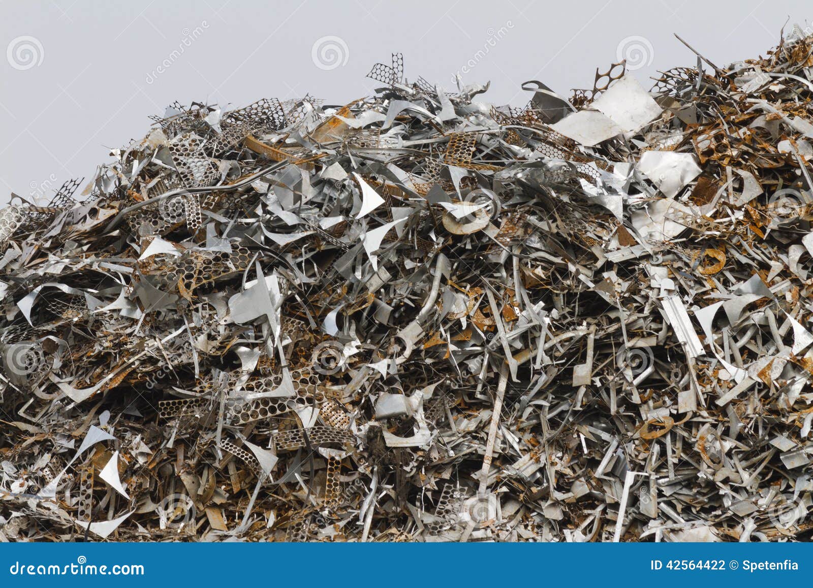 Scrap metal stock photo. Image of color, container, garbage - 42564422