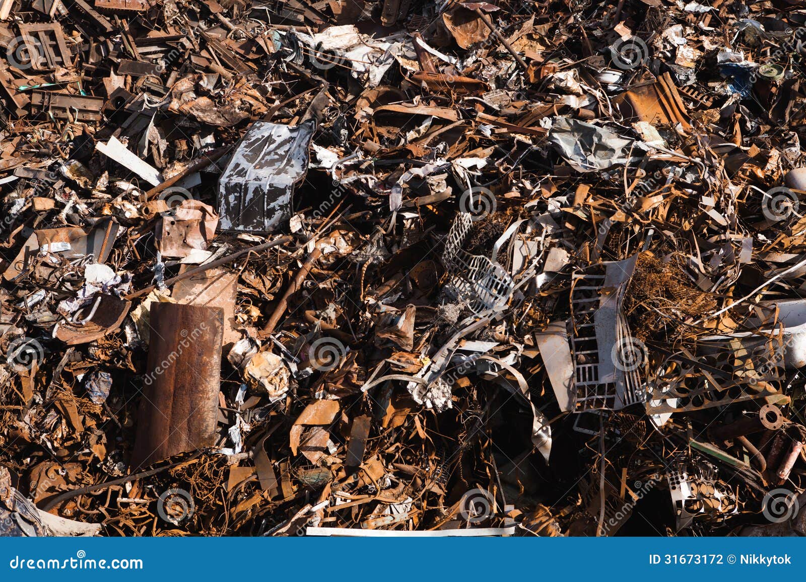 Scrap Metal Background Stock Photography - Image: 31673172