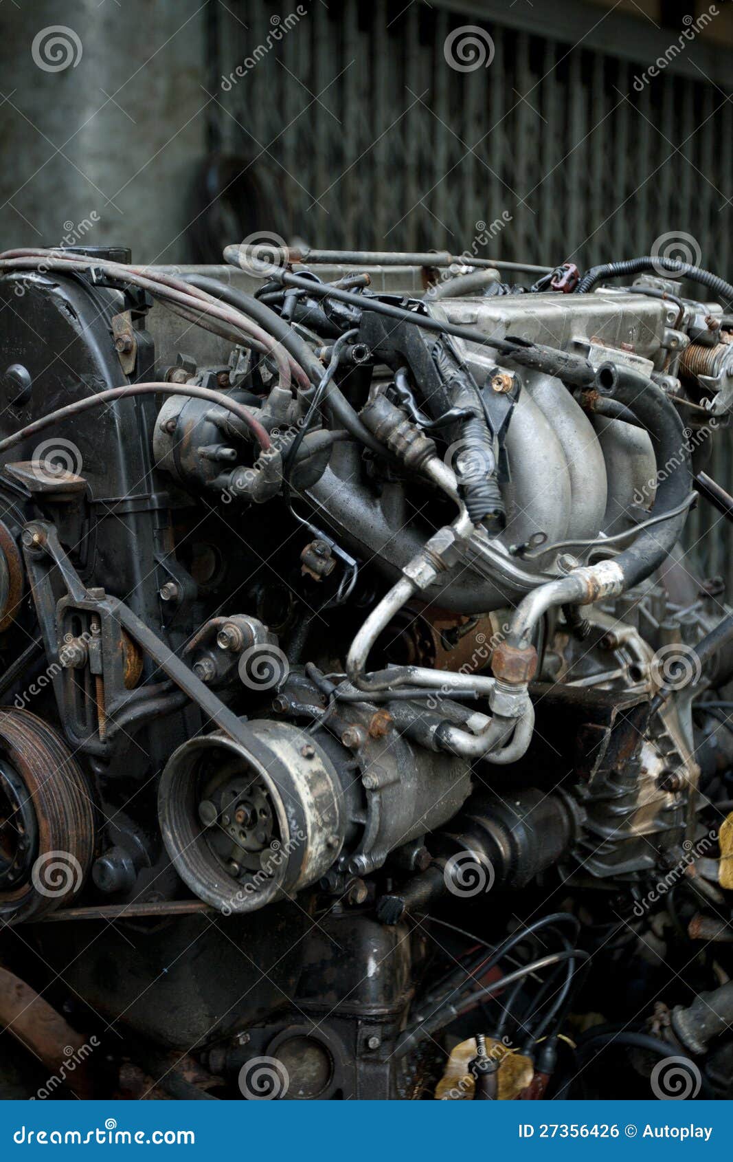 Scrap Metal from Car Engine Stock Photo - Image of wheel, rubbish: 27356426